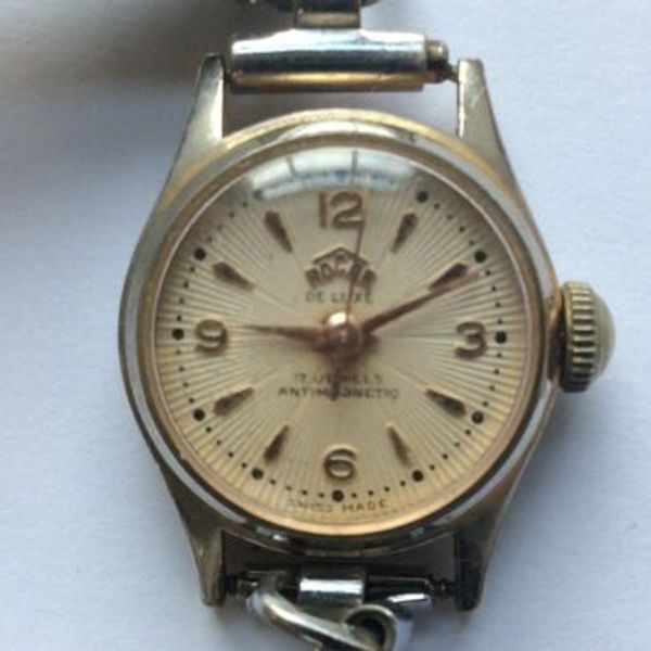 Vintage Rocar De Luxe Ladies Watch GWO Swiss Made | WatchCharts Marketplace