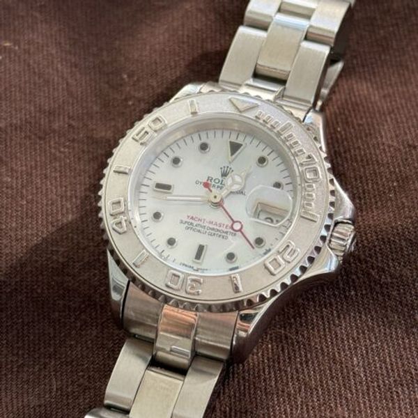 Rolex Oyster Perpetual Date Yacht Master Watch 62523 H 18 Vintage ...