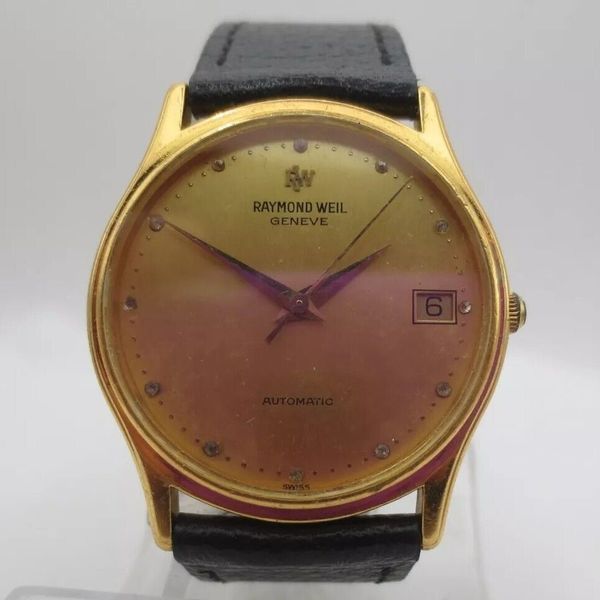 Raymond Weil 2812 Mens Swiss cal. ETA 2892-2 Automatic Watch 18K Gold ...