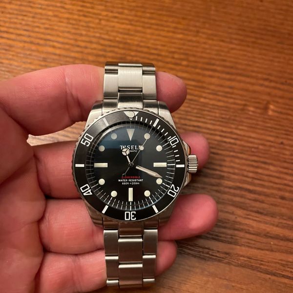 [WTS] Tisell Submersible Automatic Vintage diver | WatchCharts Marketplace