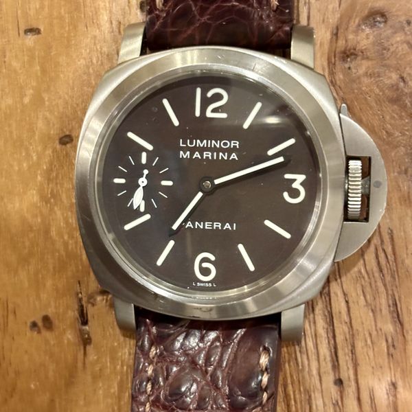 Panerai PAM 00118 Titanium Luminor | WatchCharts Marketplace