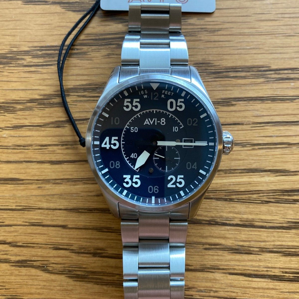 AVI-8 Spitfire Type 300 Automatic Men's Watch, Oxford Blue, AV-4073-11 ...