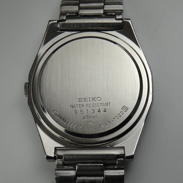 Vintage 1979 JAPAN SEIKO LOAD QUARTZ 7143-7020 2Jewels Quartz ...