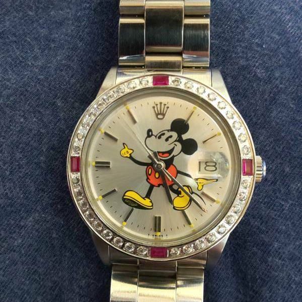 ROLEX Mickey Mouse Watch 6694 Mickey Disney Collaboration | WatchCharts ...
