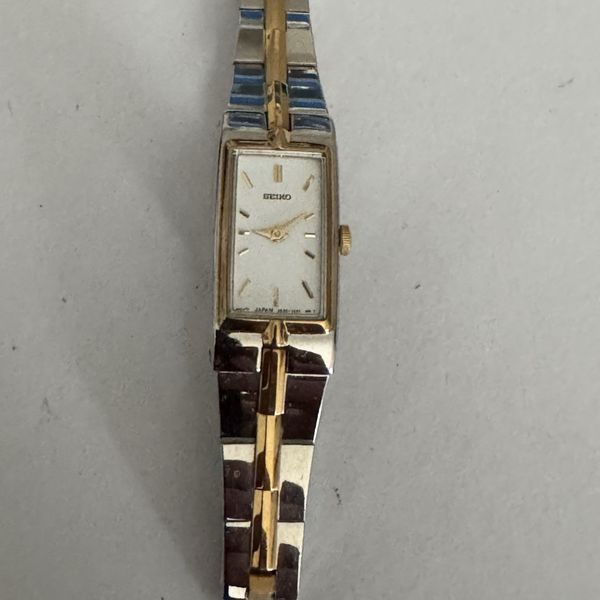 Seiko Ladies 2 Tone Watch Japan Movement 2E20-7479 | WatchCharts ...