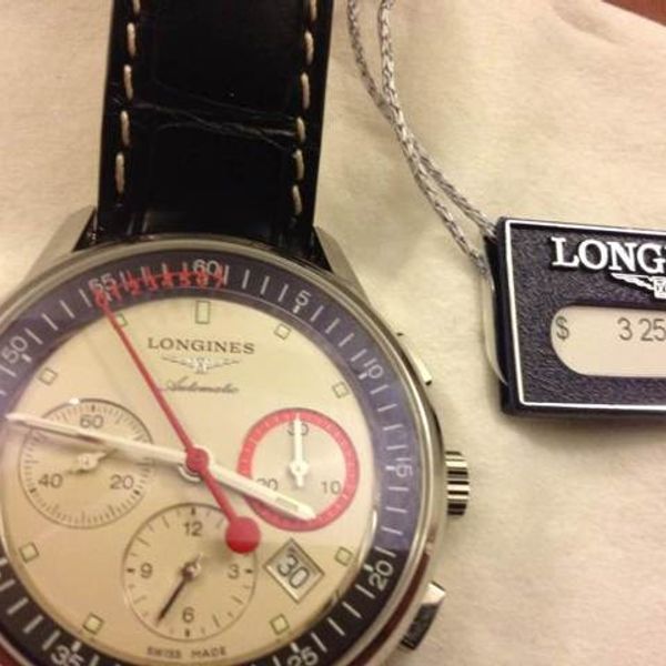 FS- Longines Column Wheel Chrono Record | WatchCharts Marketplace