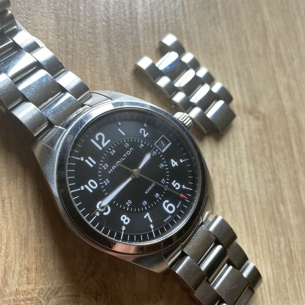 Hamilton Khaki Field Quartz 40mm - Men's Stainless Steel Bracelet Watch ...