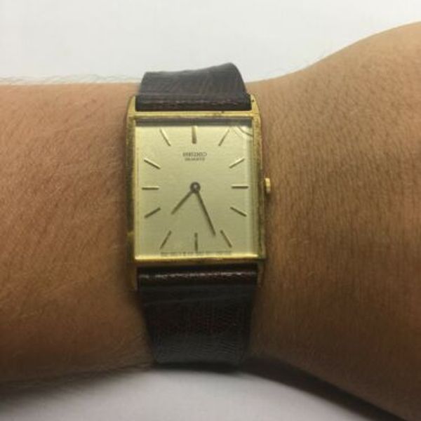 Vintage SEIKO Quartz 8620-5019 Gold TONE WRISTWATCH MENS Dress Watch Needs Batt. | WatchCharts ...