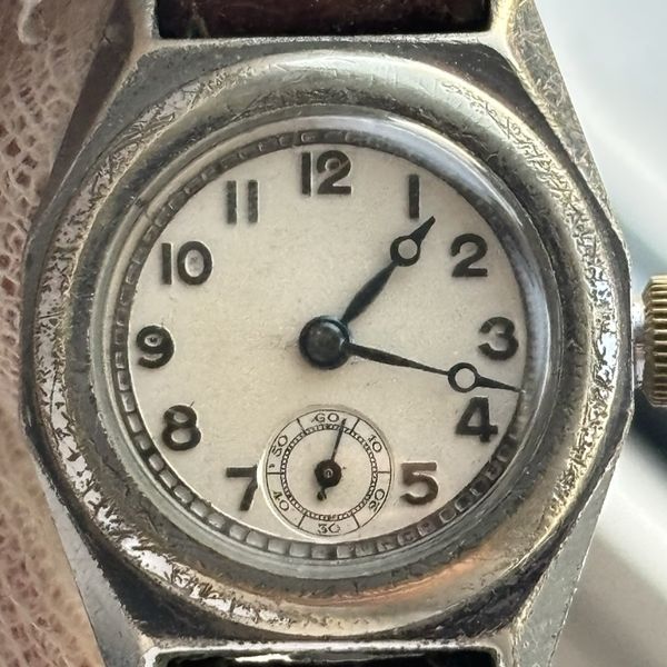 Rotary Manual Wind Seconds Sub Dial Cal 4/240 Swiss Watch Working ...