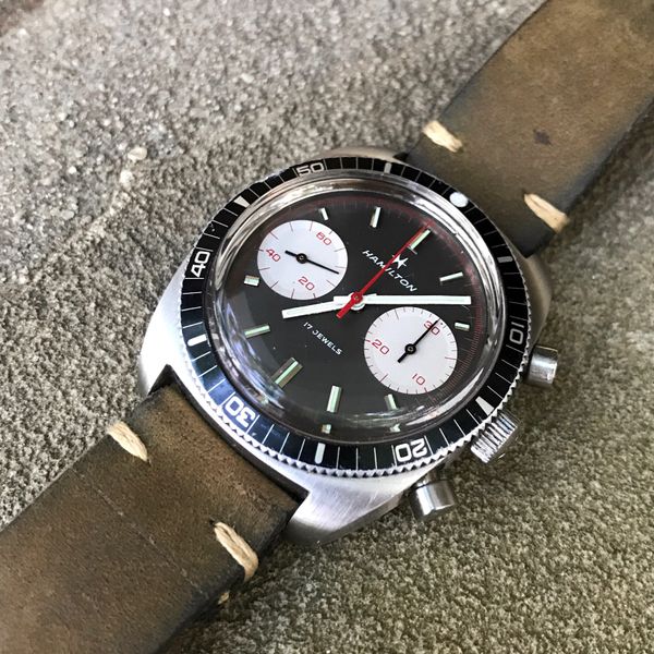-SOLD: Vintage HAMILTON Big Eye chronograph (early 70's) | WatchCharts