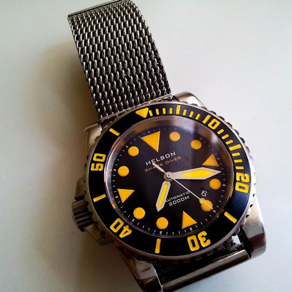 FS: Helson SharkDiver 2000 Mt - Limited Edition - ETA - 45mm - Like New ...