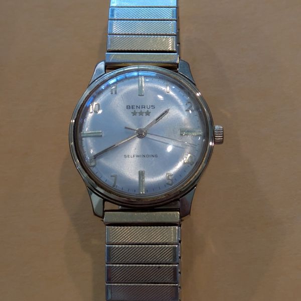 Vintage Benrus 3 Star Self-Winding Automatic - Runs good ð 290 ...
