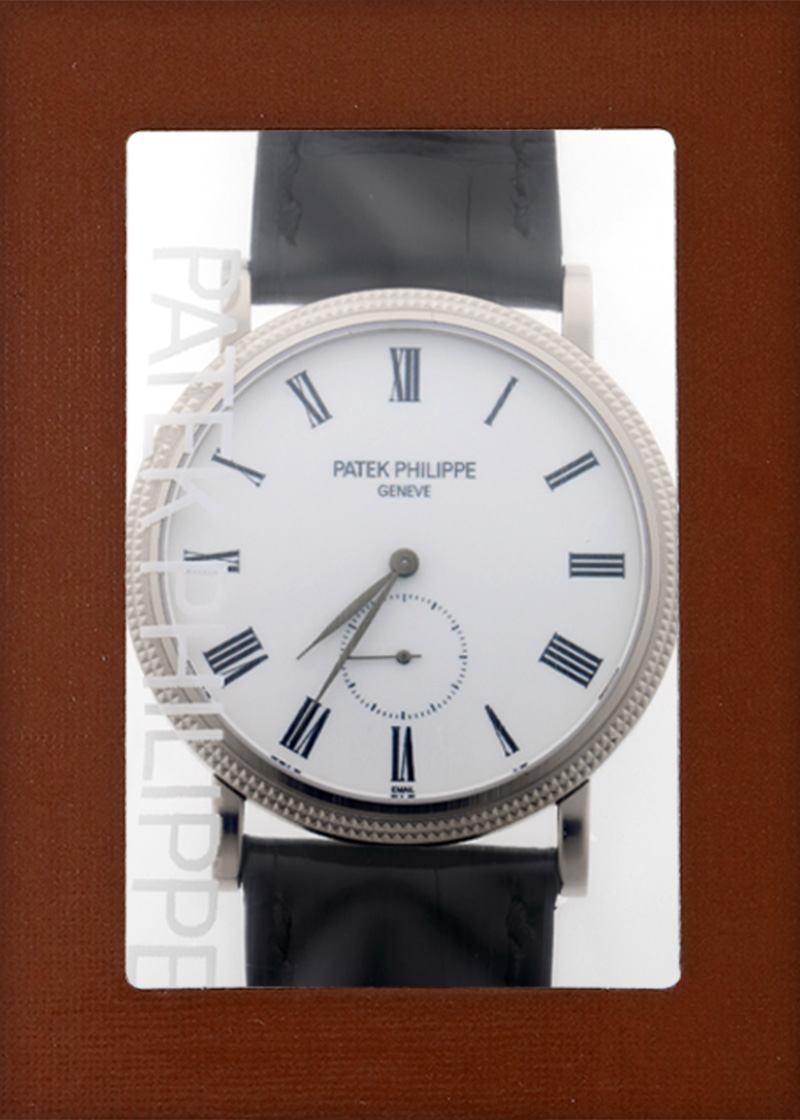 [Restore] Patek Philippe 5116G-001 Cala Trava WG Enamel Dial Manual ...