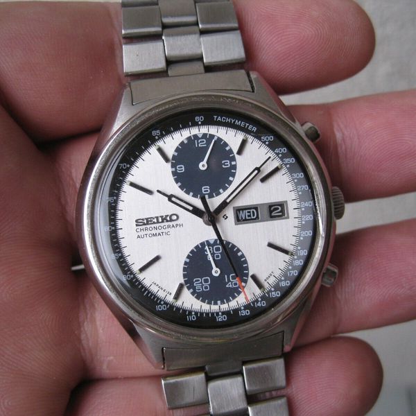 VINTAGE RARE SEIKO JAPAN PANDA AUTOMATIC CHRONOGRAPH REF:6138-8020 ...