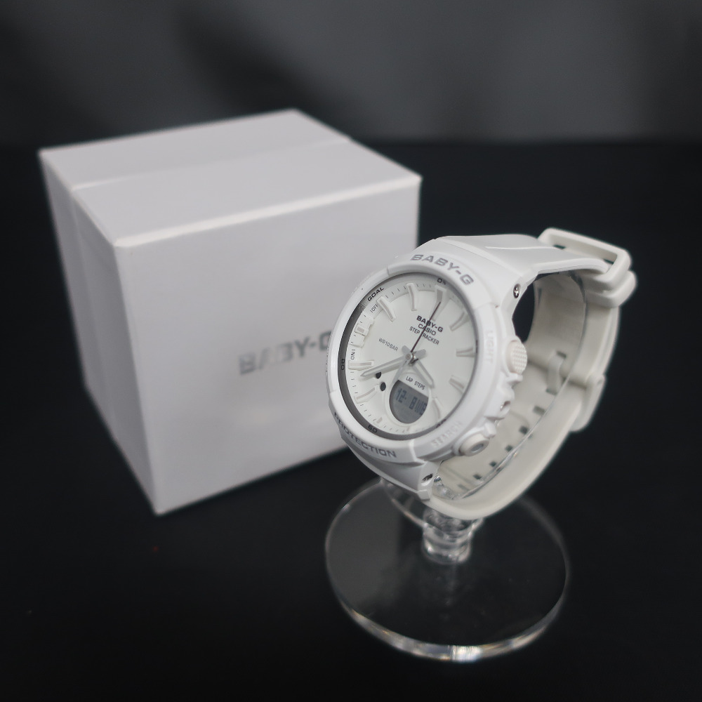G-SHOCK (CASIO G-SHOCK) watch BABY-G step tracker BGS-100SC white ...