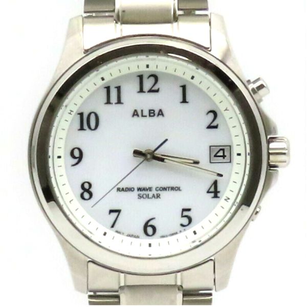 [Genuine warranty] SEIKO Seiko ALBA solar radio watch AEFY503 dial ...
