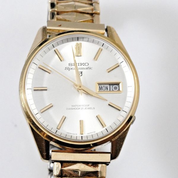 Seiko SPORTSMATIC 5 Automatic 1967 Day Date 21J Men's Watch 6619-8050 Serviced | WatchCharts ...