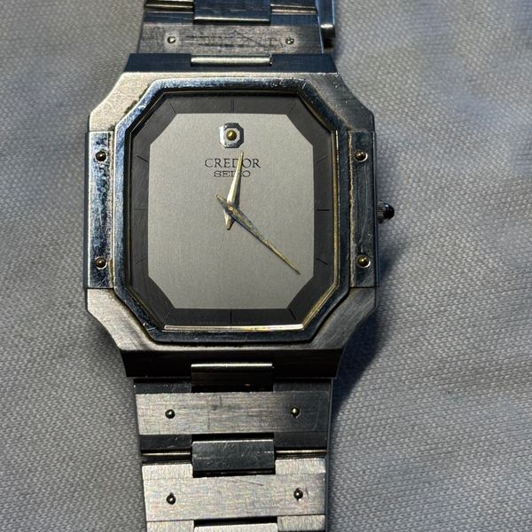 Rare Seiko Credor 9300-5050 Integrated Bracelet Watch | WatchCharts ...