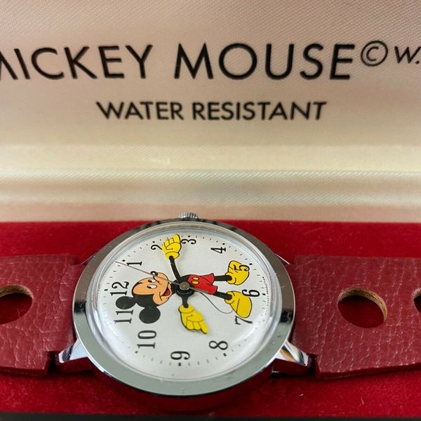 Vintage and Rare 1971 Timex Mickey Mouse Watch WDP Water Resistant New ...