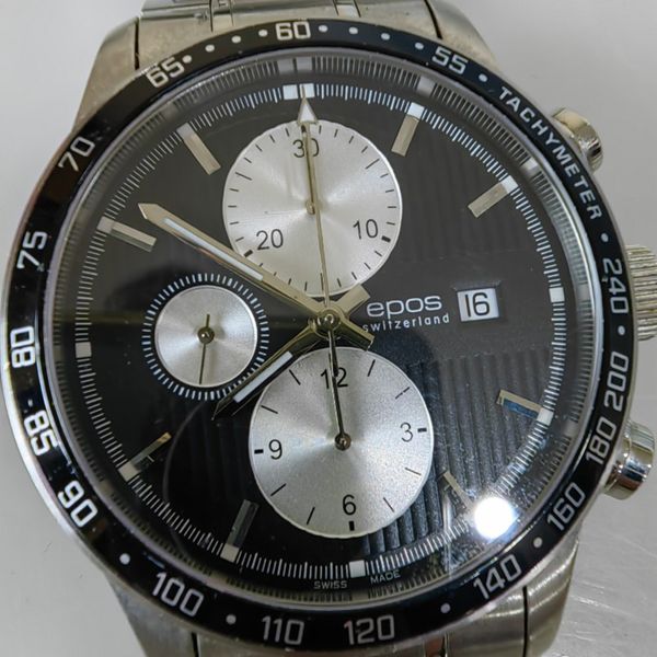 Swiss EPOS Chronograph with ETA 7750 movememt | WatchCharts Marketplace
