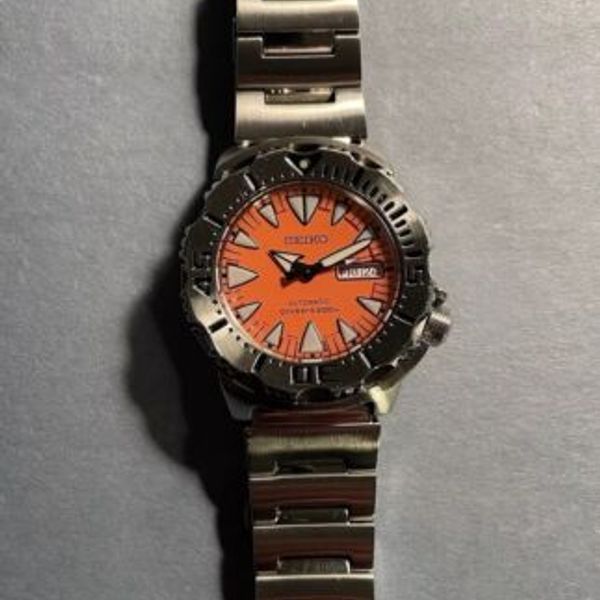 Custom SEIKO SRP309 "Orange Monster" BUILD/Mod w/ OEM Parts ...