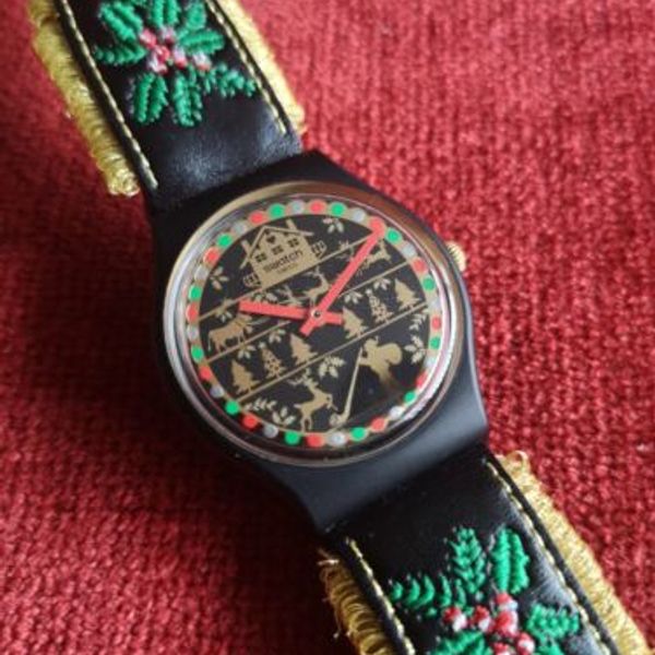 Swatch Christmas 2022 Golden Merry Limited Edition Jingle Bells Sold ...