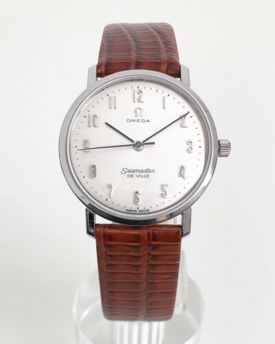 OMEGA SEAMASTER DE VILLE ARABIC NUMERAL DIAL CAL. 601 DATING TO 1966 ...