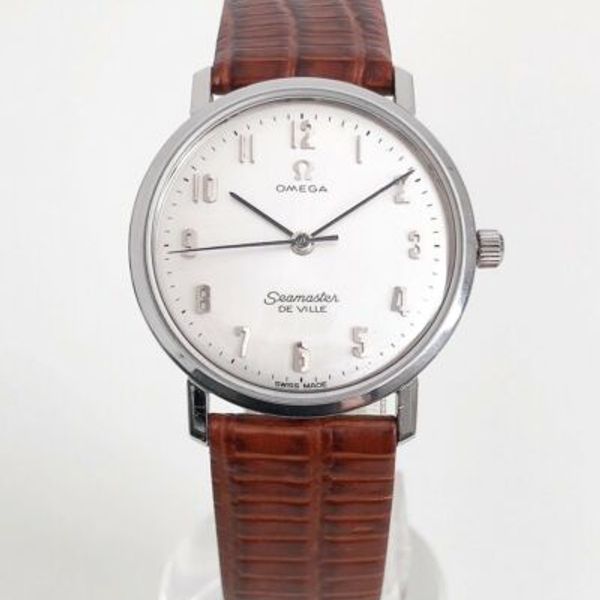OMEGA SEAMASTER DE VILLE ARABIC NUMERAL DIAL CAL. 601 DATING TO 1966 ...