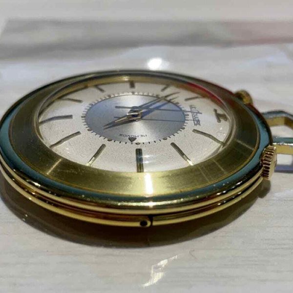 Jaeger-LeCoultre Pocket Watch Mens Plated Gold Manual Wind Selling As ...