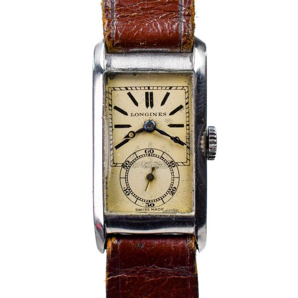 Longines 1930s Doctors Watch ref. 3242 Caliber 942 Stainless Steel Tank ...