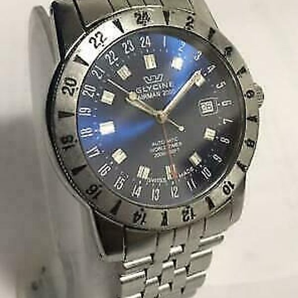 GLYCINE AIRMAN2000 Calendar GMT 40mm Men's Watch | WatchCharts Marketplace