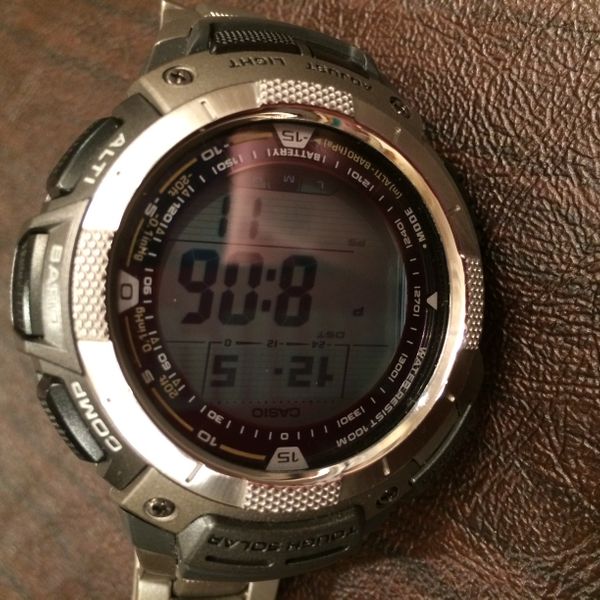 FS: Casio Tough Solar Pathfinder PAG-80T Titanium | WatchCharts Marketplace