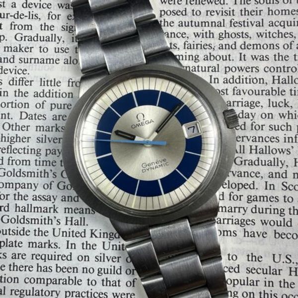 1970 Omega Dynamic Ref. 136.033 Cal. 613 Blue Bullseye Dial ...