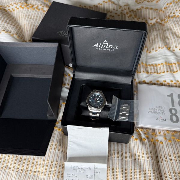 Alpina AL-525NS4AQ6B Alpiner 4 Automatic Glacier Blue Dial ...