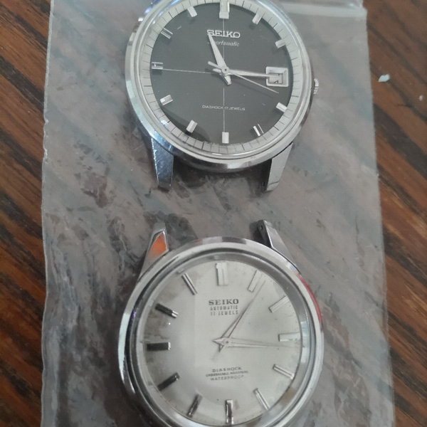 Seiko Sportsmatic 17 Jewels Diashock Automatic Watch x 2 | WatchCharts ...