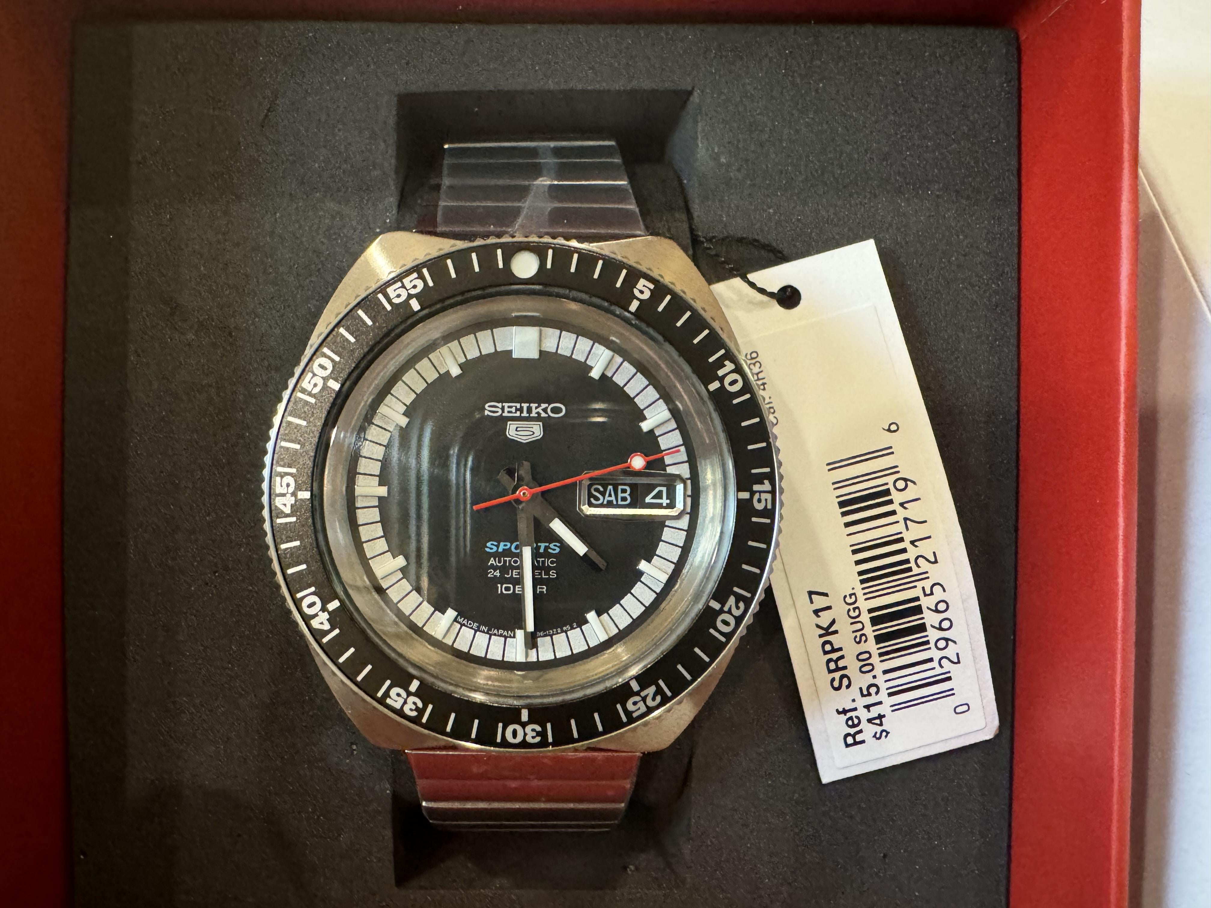 [WTS] Seiko 5 Sports SRPK17 Limited Edition Reissue BNIB | WatchCharts ...