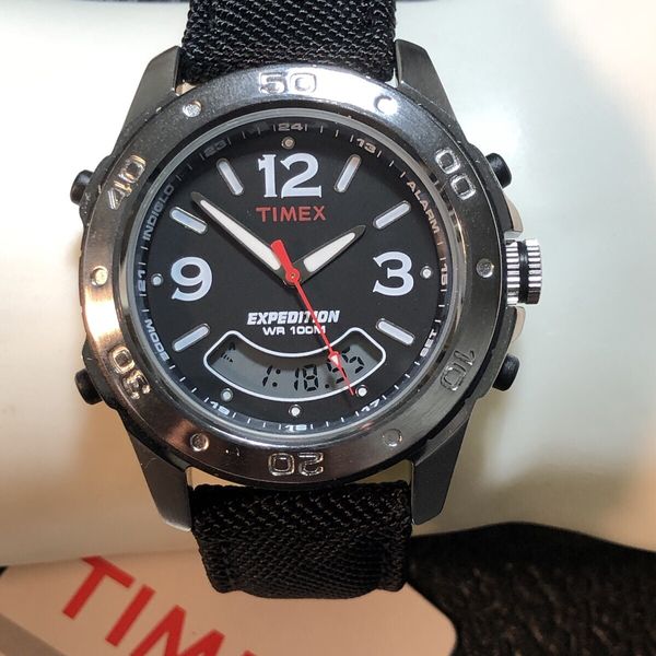 Timex Expedition Indiglo Menâ s Watch Luminous Analog Digital New ...
