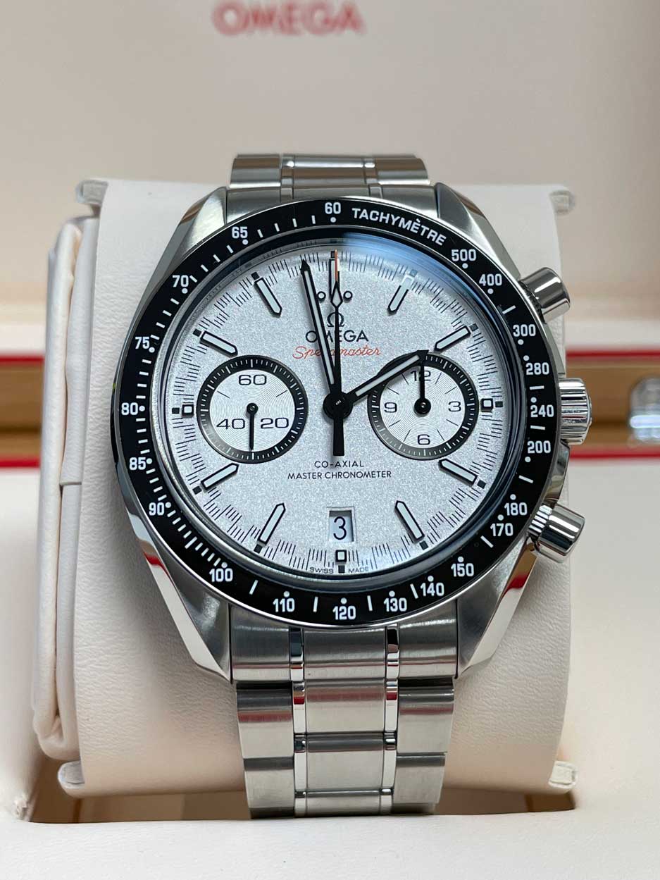 FS: Omega Speedmaster Racing White Dial 329.30.44.51.04.001 Complete 22 ...