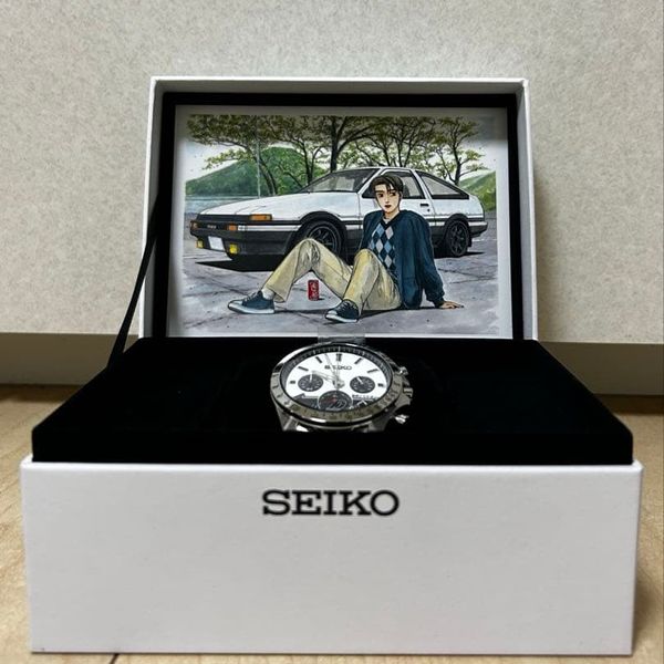 SEIKO Initial D Collaboration Watch Limited Edition 1995 AE86 Trueno ...