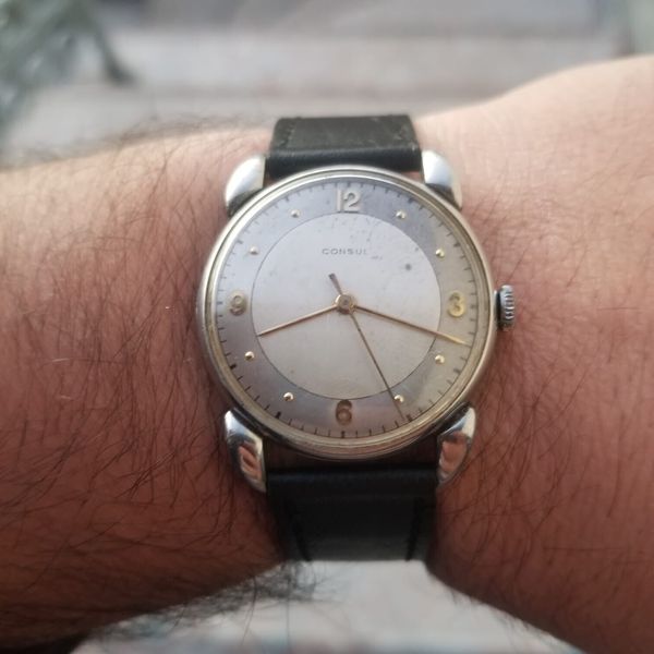 vintage consul cal 107 men's watch orologio montre uhren | WatchCharts ...