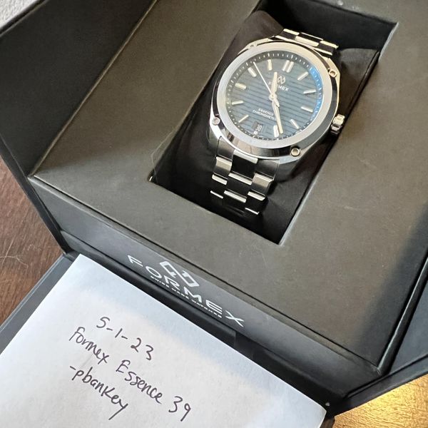 [WTS] Formex Essence 39 Blue Dial - Excellent Condition! | WatchCharts