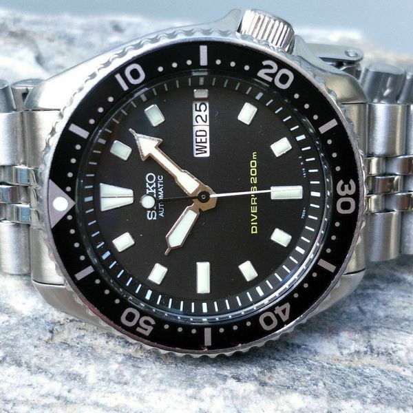 RARE SEIKO DIVER 7S26-0020 SKX399 AUTOMATIC MEN'S WATCH SERIAL NUMBER ...