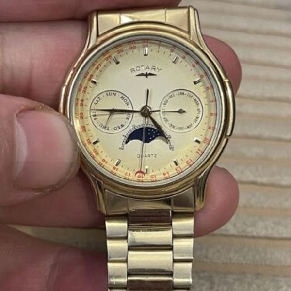 rotary quartz watch moon | WatchCharts Marketplace