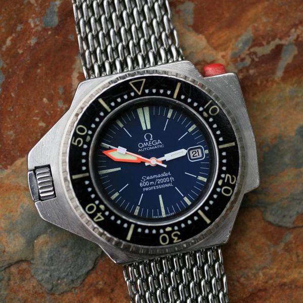 FS Vintage Omega Seamaster PloProf 600 ref. 166.077 on Original Mesh ...