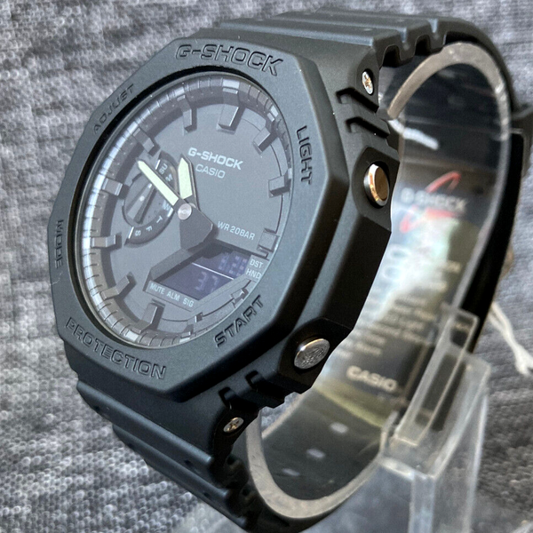 CASIO G SHOCK GA-2100-1A1 ALL BLACK CARBON CORE ANALOG&DIGITAL WR 200M BRAND NEW | WatchCharts ...