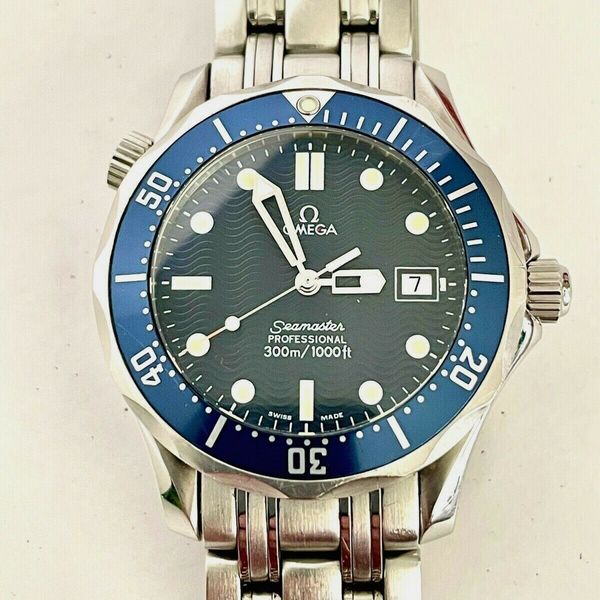 OMEGA SEAMASTER PROFESSIONAL BLUE WAVE 36MM QUARTZ - 2561.80.00 W/ORIG ...