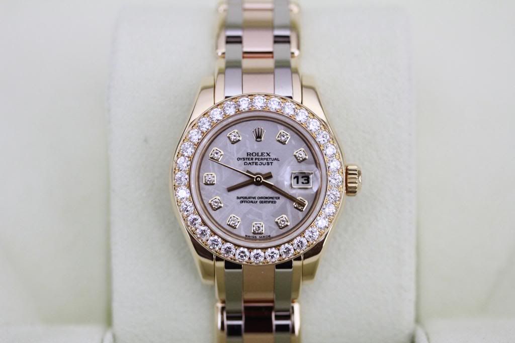 FSOT: Rolex Pearlmaster Masterpiece TRIDOR 80298 ** Meteorite Diam Dial ...