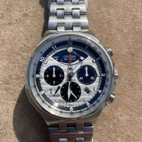 Citizen Calibre 2100 Eco-Drive Stainless Steel Chronograph Watch ...