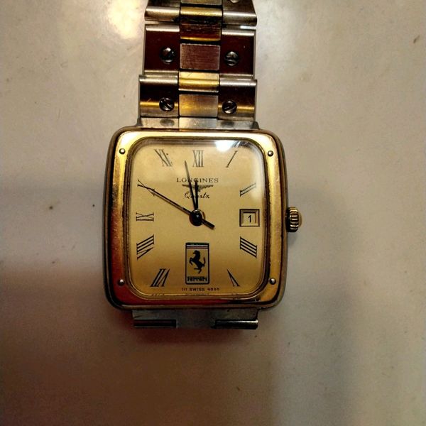 Longines Ferrari Watch 4888 Quartz Womens Gold & Steel No Box, Needs ...