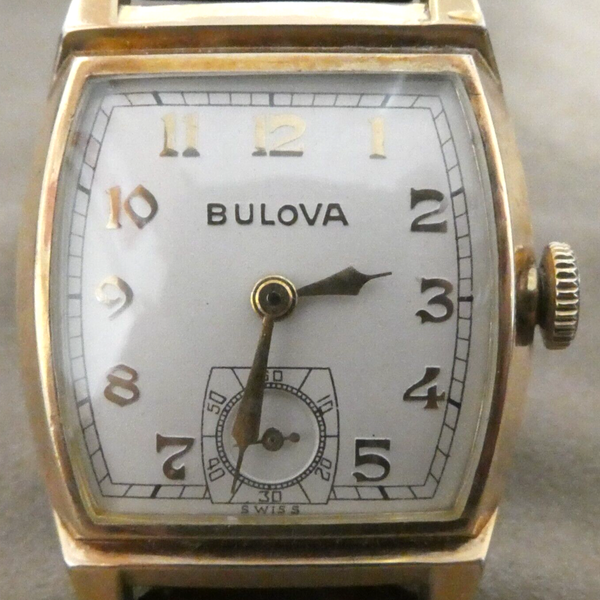 Vintage Bulova Mechanical Hand Winding Swiss Watch Working ...